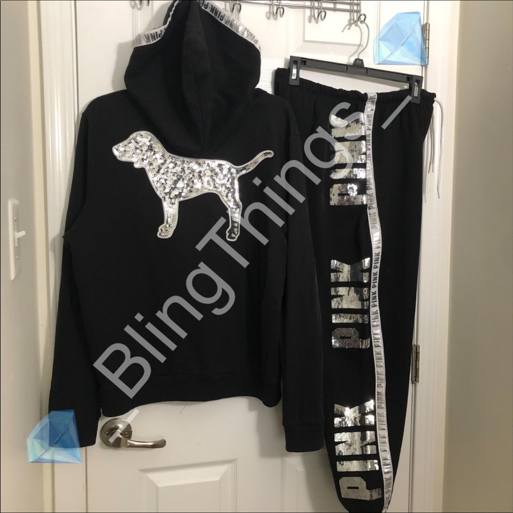 Rare Vs Pink Puppy Dog Bling Set - Gem